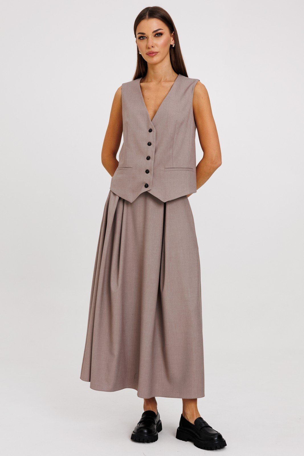 Костюм с юбкой 4234-4235-05 Kivviwear купить в интернет магазине | в наличии